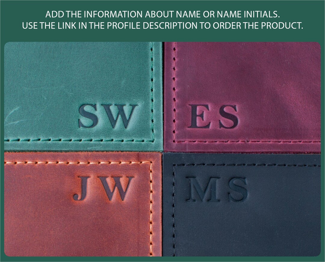 Personalization,personalized Leather,custom Order With Engraving - Etsy