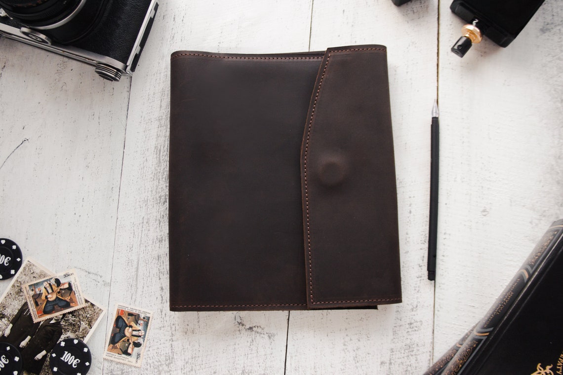 Leather 3 Ring Binder Cover3 Ring Binder Portfolioa5 Planner | Etsy