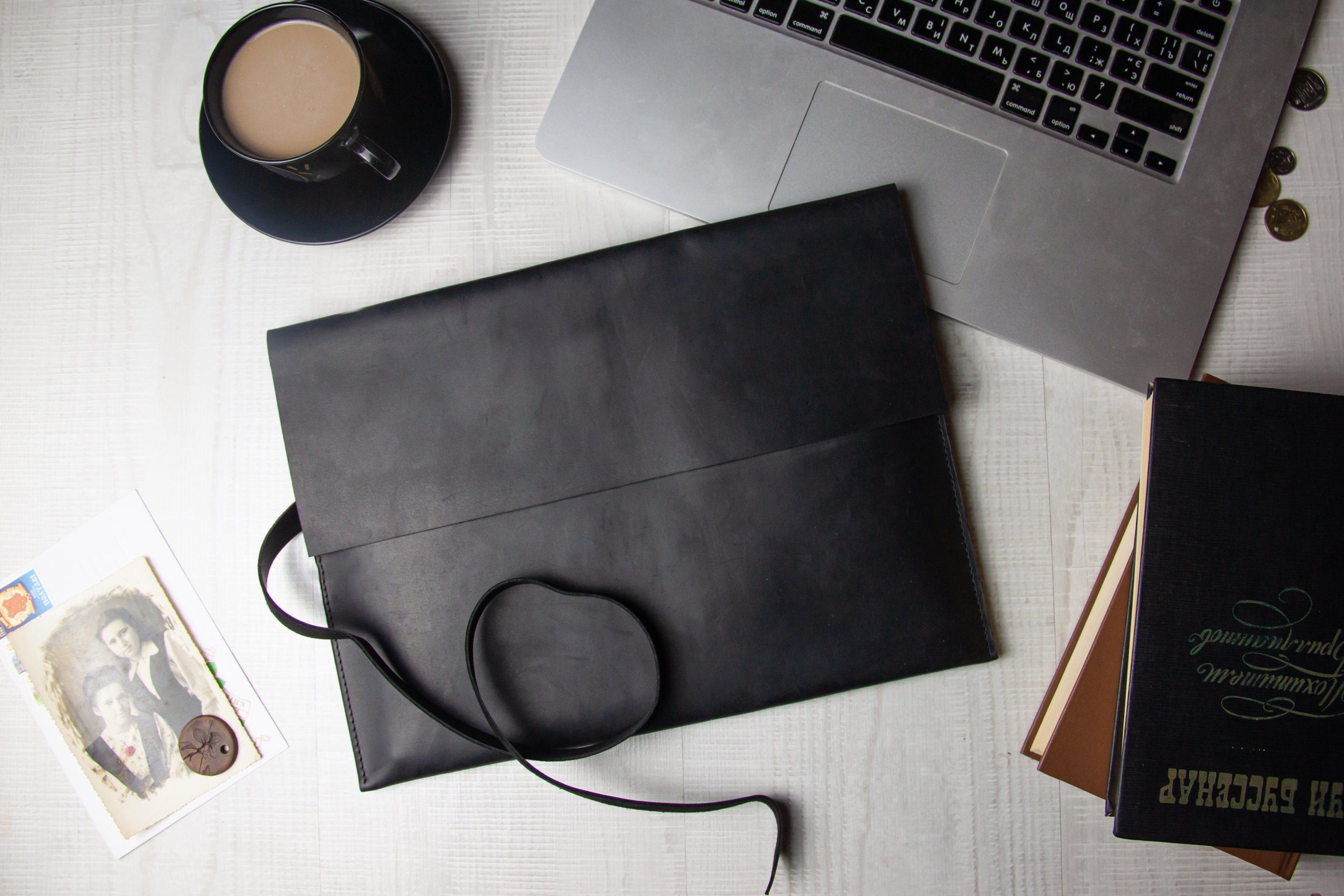 Customizable Leather Portfolioleather Legal Portfoliobrown | Etsy