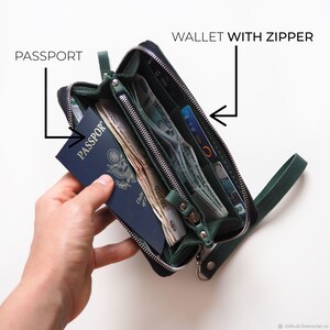 Wallet Organizer,travel Organizer,leather Wallet Women,engraved Mens ...