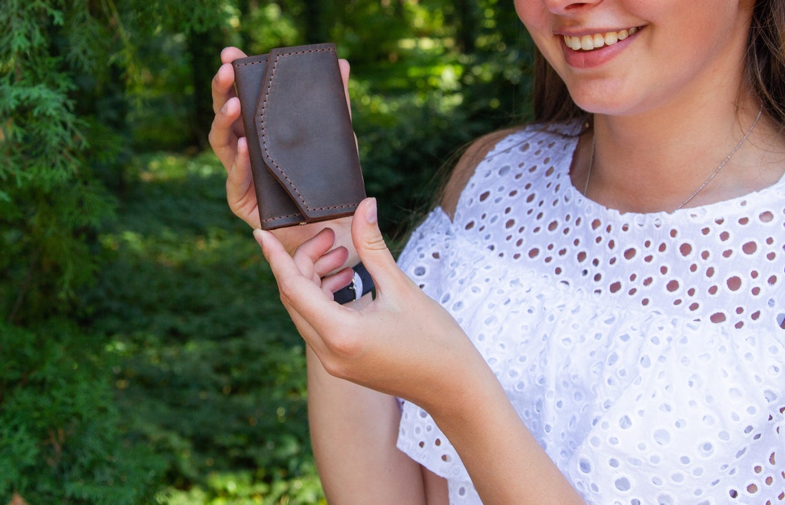 Key Pouch Personalized Leather Key Case Leather Keyring - Etsy