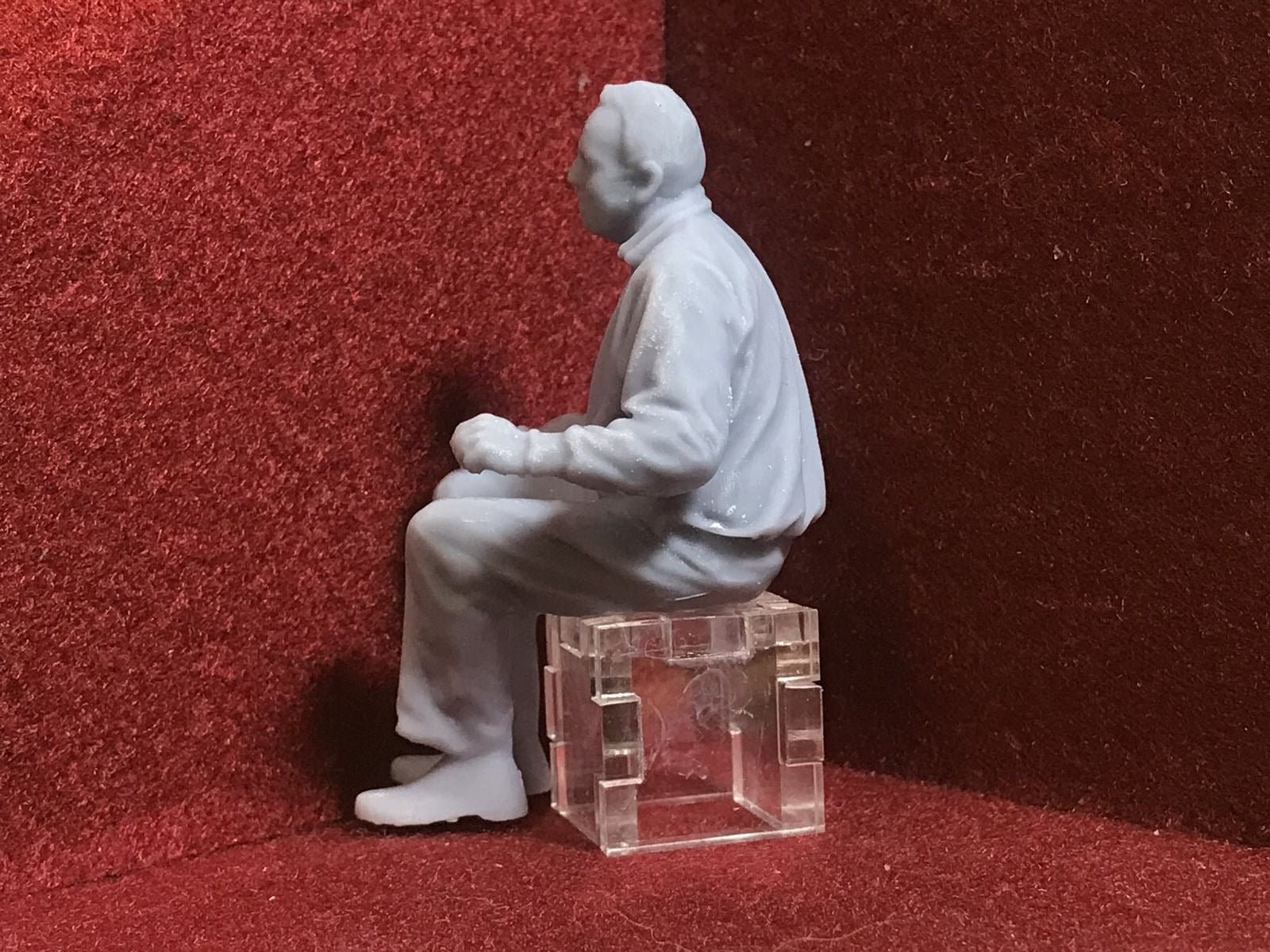 G-scale Figure Seated Driver 3D Scan of a Real Person M043 also GN15 - Etsy