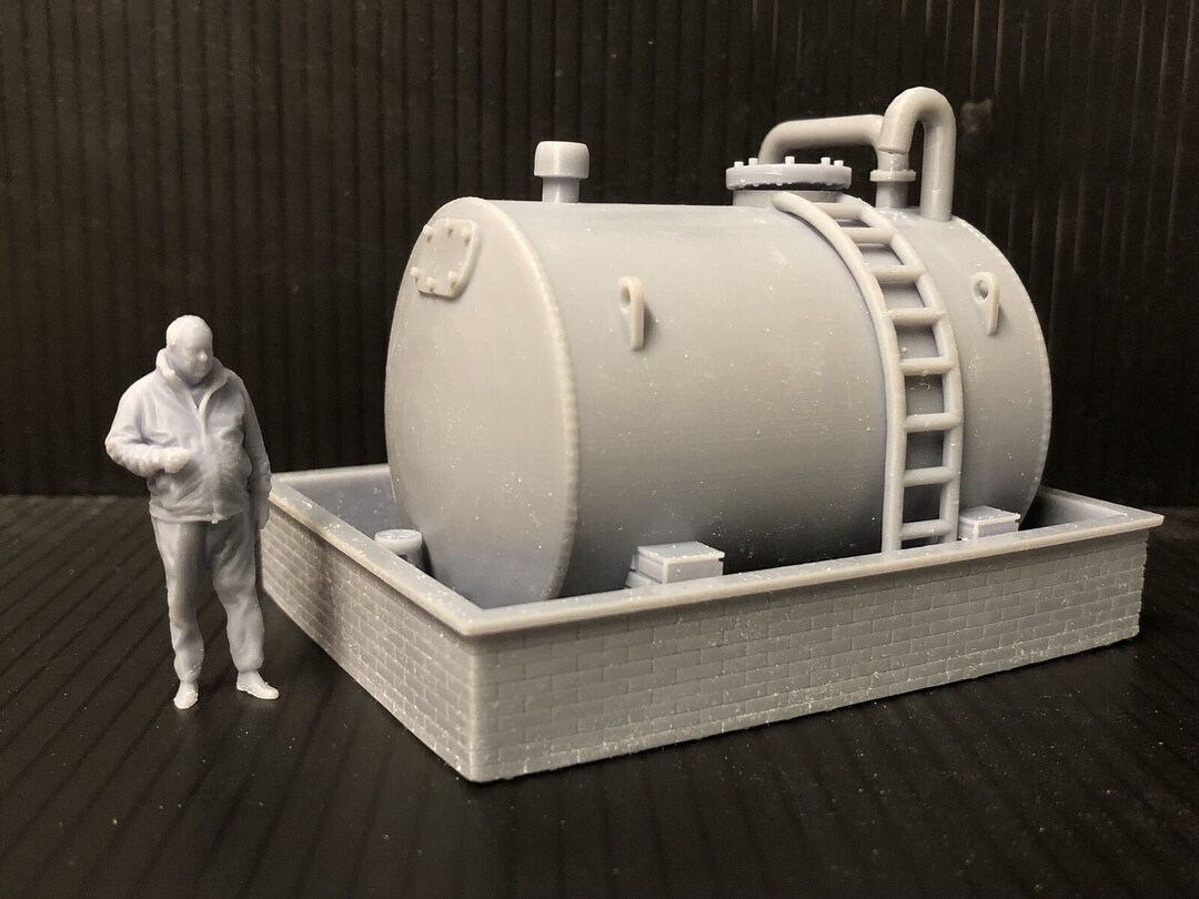 O / O16.5 Gauge Single Diesel Tank With Bund for a Depot or Yard - Etsy