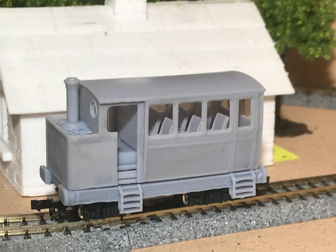 009 OO9 Steam Tram Rail Motor Locomotive ,fits Kato 105 Double Bogie ...