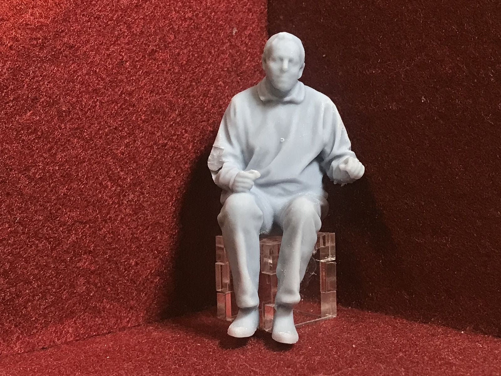 G-scale Figure Seated Driver 3D Scan of a Real Person M043 also GN15 - Etsy