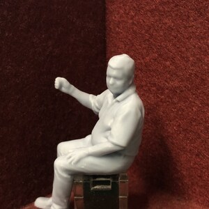 G-scale Seated Driver Figure - 3D Scan of a Real Person - MD087 (also ...