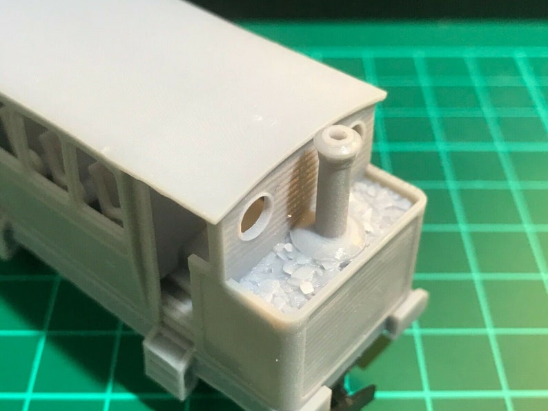 009 OO9 Steam Tram Rail Motor Locomotive ,fits Kato 105 Double Bogie ...