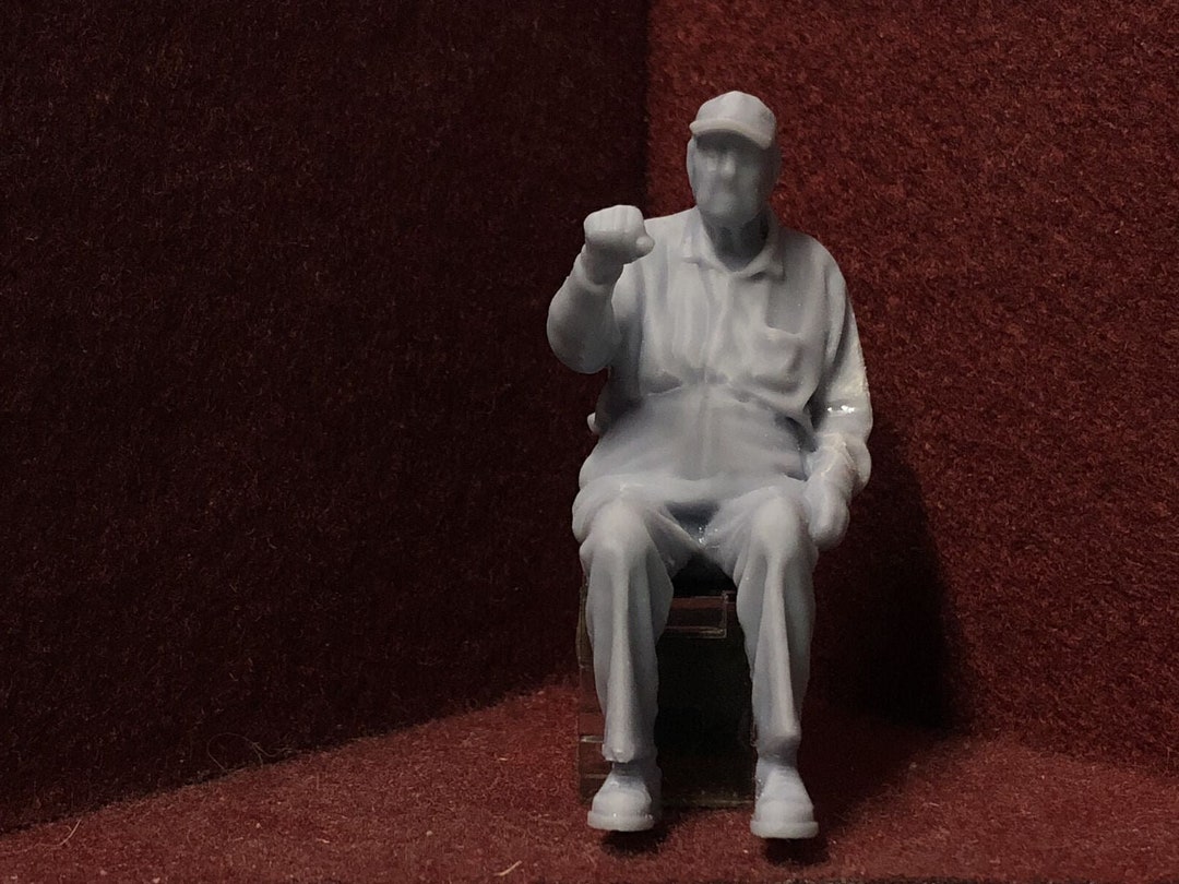 G-scale Seated Driver Figure - From 3D Scan of a Person - MD020 (also ...