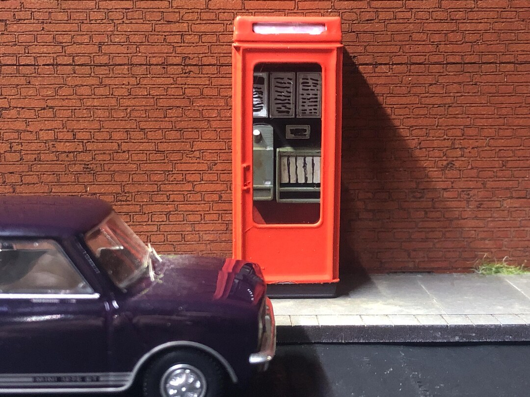 K8 Telephone Box - 1970's With Glazing and Interior Detail - NG7 / 7mm ...