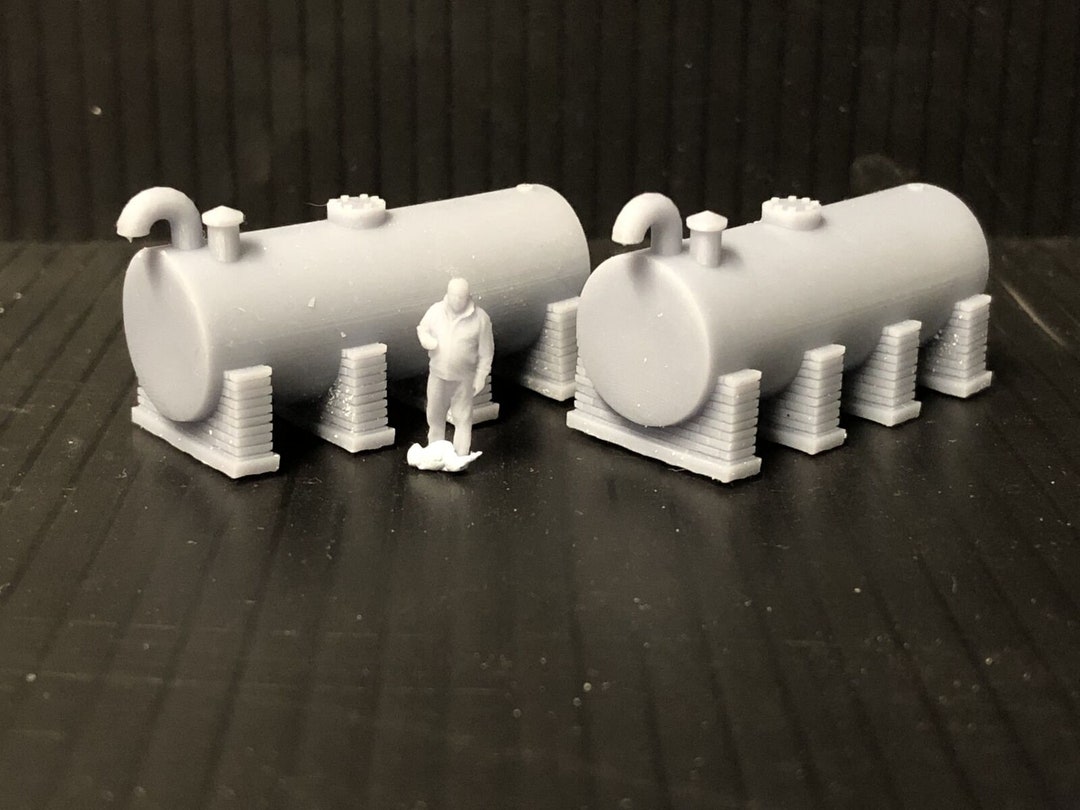 TT120 - TT:120 Scale Twin Diesel Tank on Brick Supports for Depot - Etsy