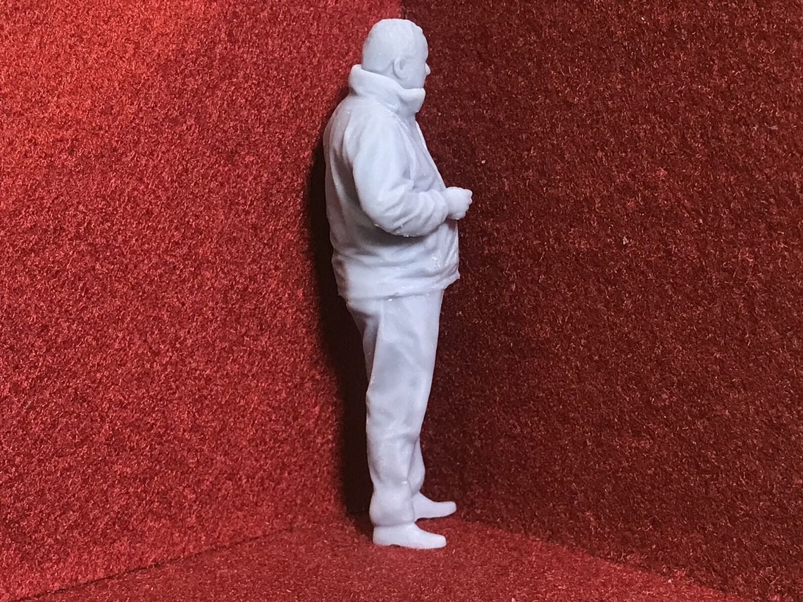 G-scale Figure Standing Around 3D Scan of a Real Person MD013 also GN15 ...