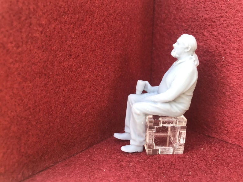 G-scale Seated Figure Cup - 3D Scan of Person - MD009 (also GN15) - Etsy