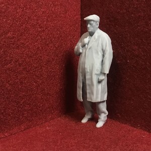 G-scale Driver Figure in Coat - 3D Scan of a Real Person - MD006 (also ...