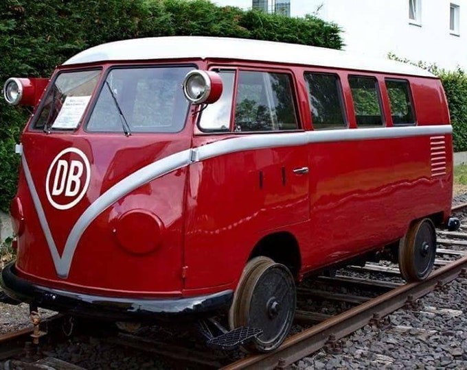 OO9 VW DB Inspection Railcar Kit Suitable for a Trimmed KATO 109 ...