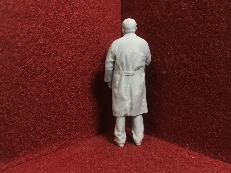 G-scale Driver Figure in Coat - 3D Scan of a Real Person - MD006 (also ...
