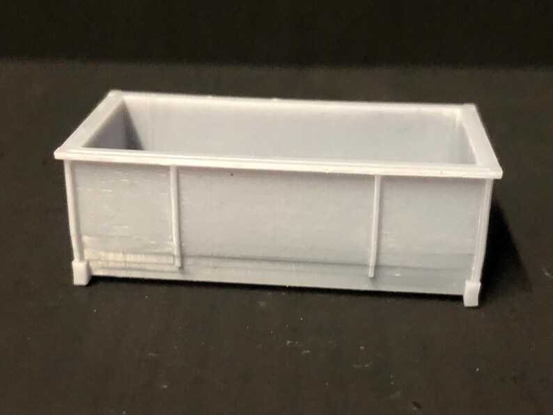 OO9 Narrow Gauge Dump Cart Kit for Peco NR-121D 10ft WB Chassis Resin ...