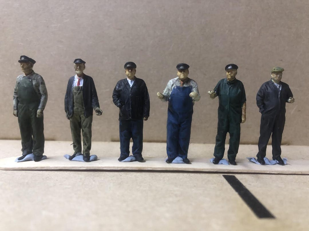 Loco Crew Multi-pack - 6 Figures in Assorted Poses -3D Scans - NG7 / O ...