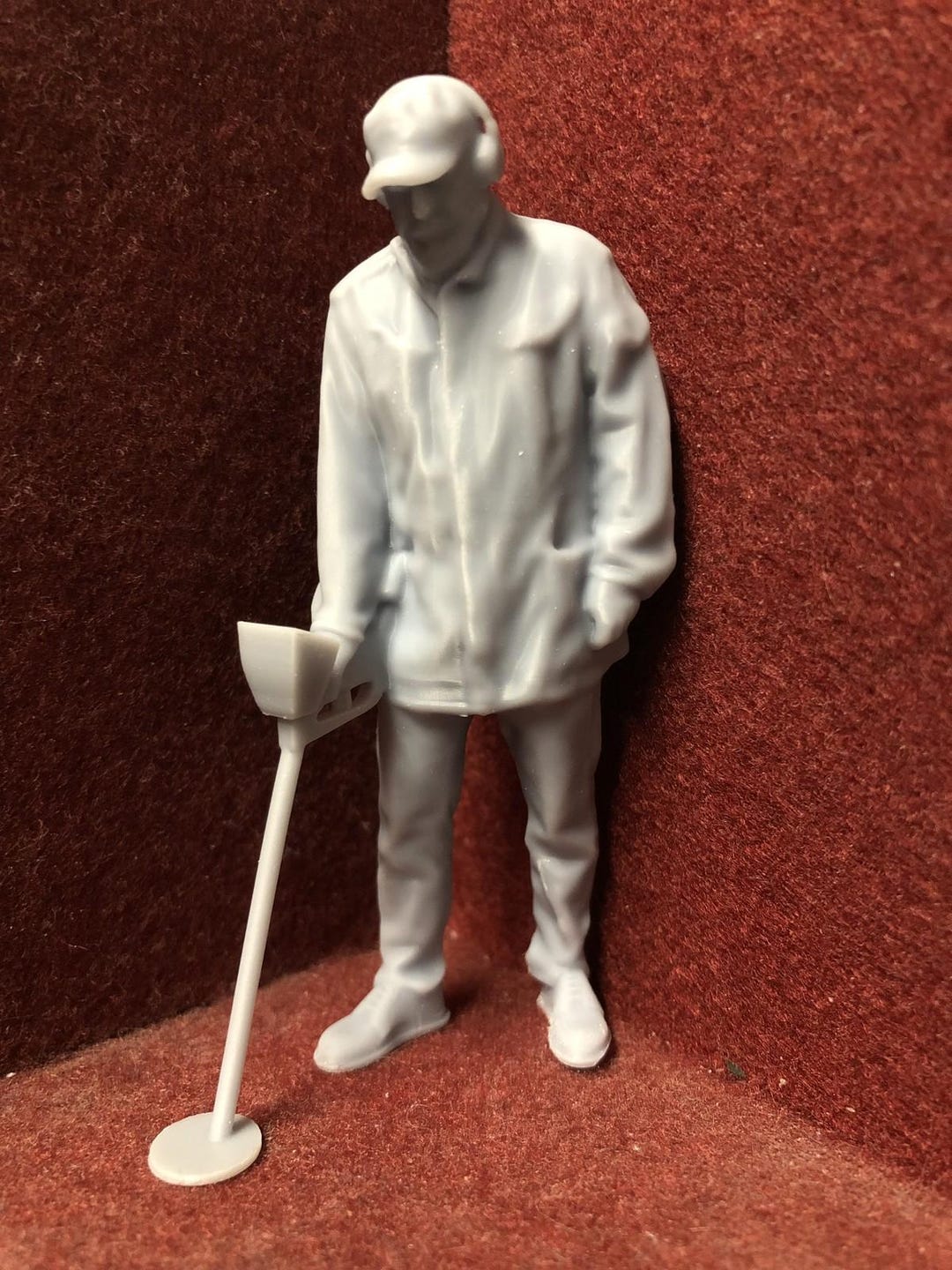 16mm Figure 3D Scan Metal Detectorist, a Real Person - MD260 1:19 Scale ...