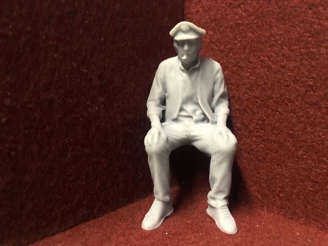 16mm Figure - 3D Scan of a Seated Figure - M032 1:19 Scale & SM32 - Etsy