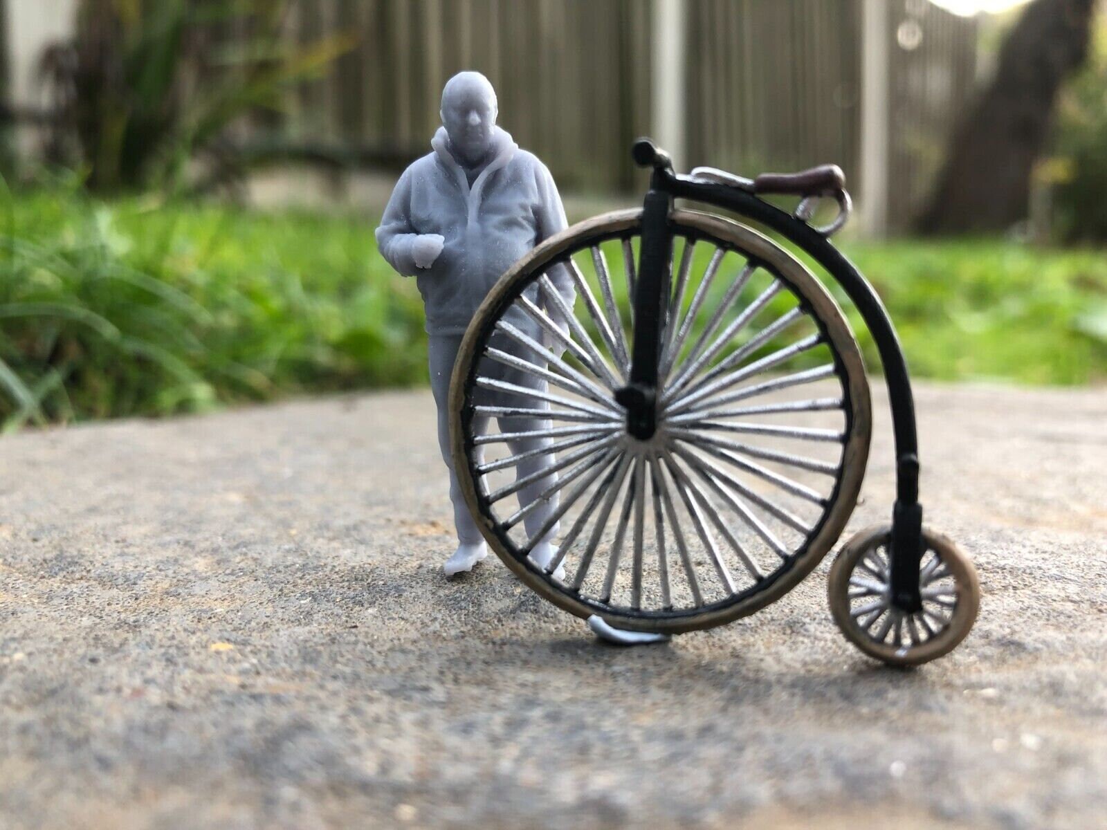 1:43 Scale O Gauge Model Railway Penny Farthing Model Double Pack - Etsy