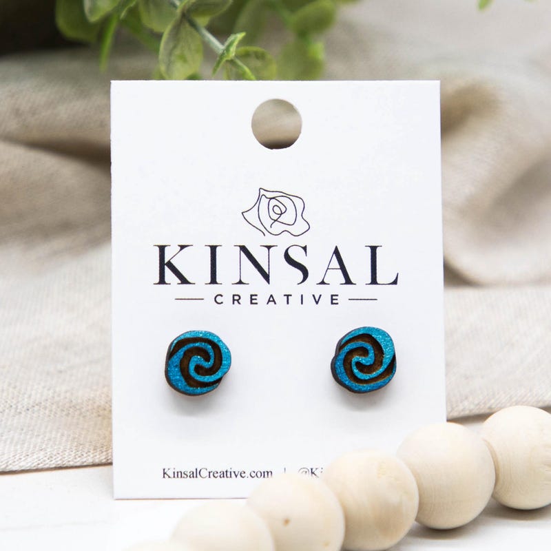 Island Studs - Etsy