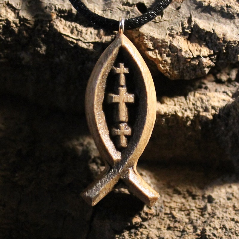 Jesus Fish Necklace - Etsy