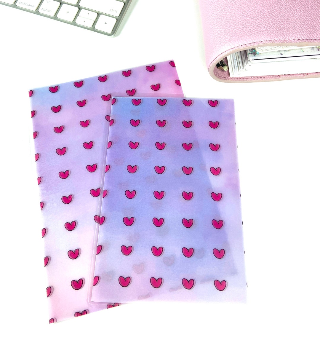 Hearts Sticker Storage Pouch|planner Accessories|sticker Pouch ...