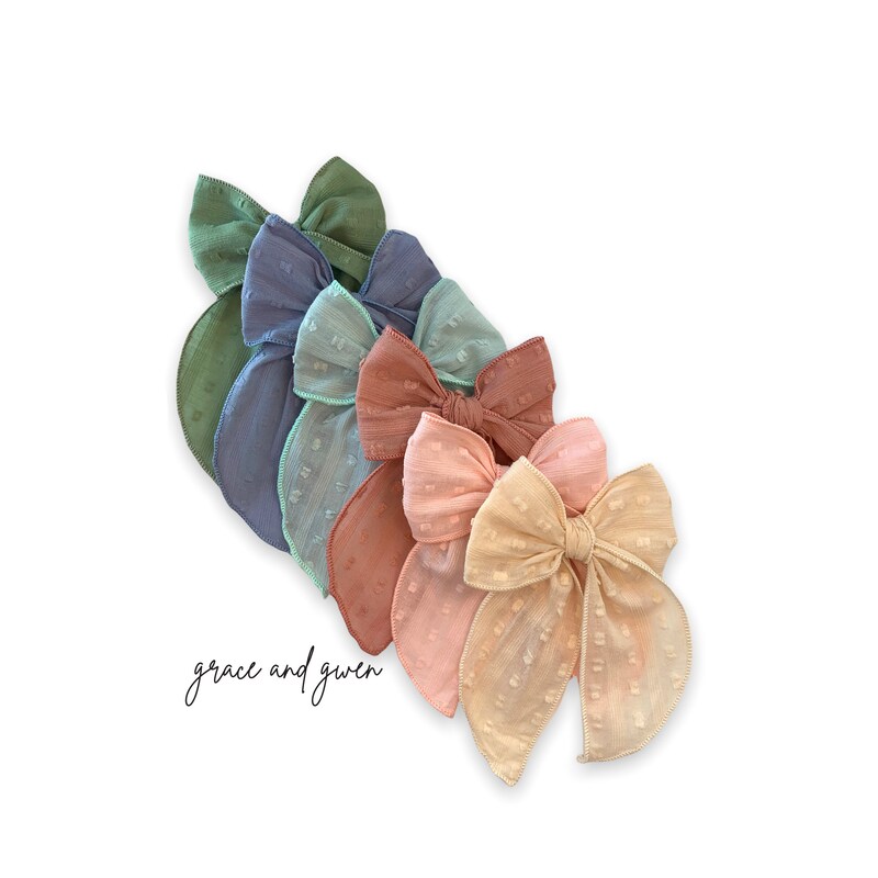 Spring Hair Bows - Etsy