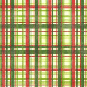Festive Red Green Plaid Christmas Craft Decoupage Rice Paper 8.5 X 11 ...