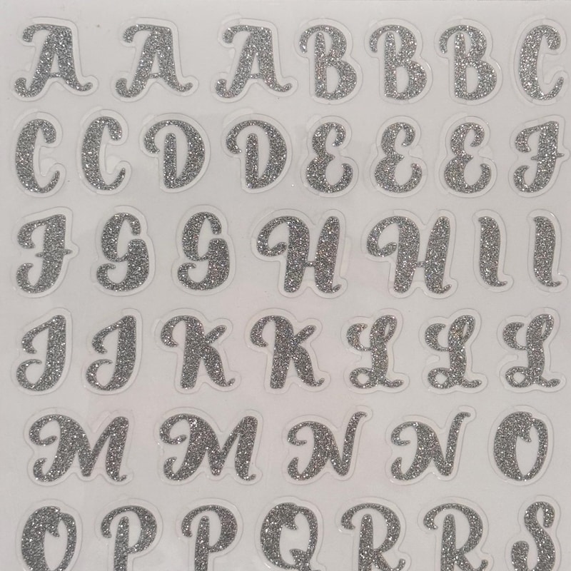 Letter Stickers - Etsy