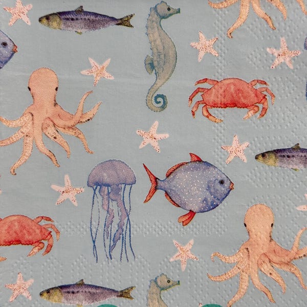 Jellyfish Decoupage Paper - Etsy