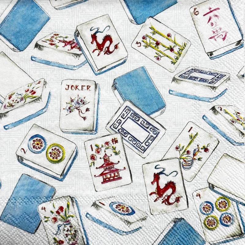 Mahjong for Decoupage - Etsy