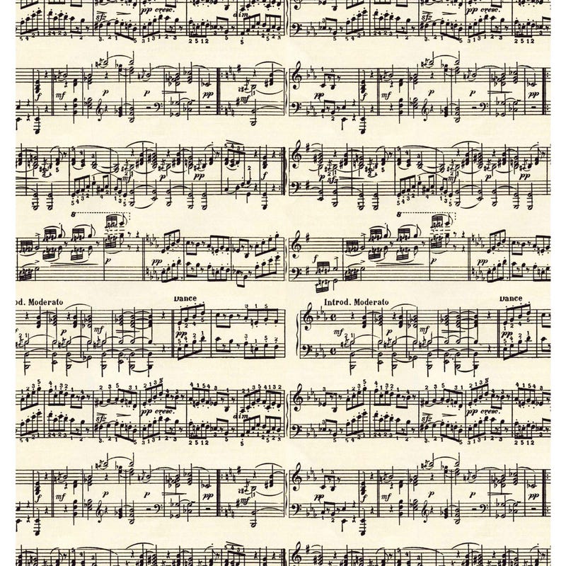 Music Decoupage - Etsy