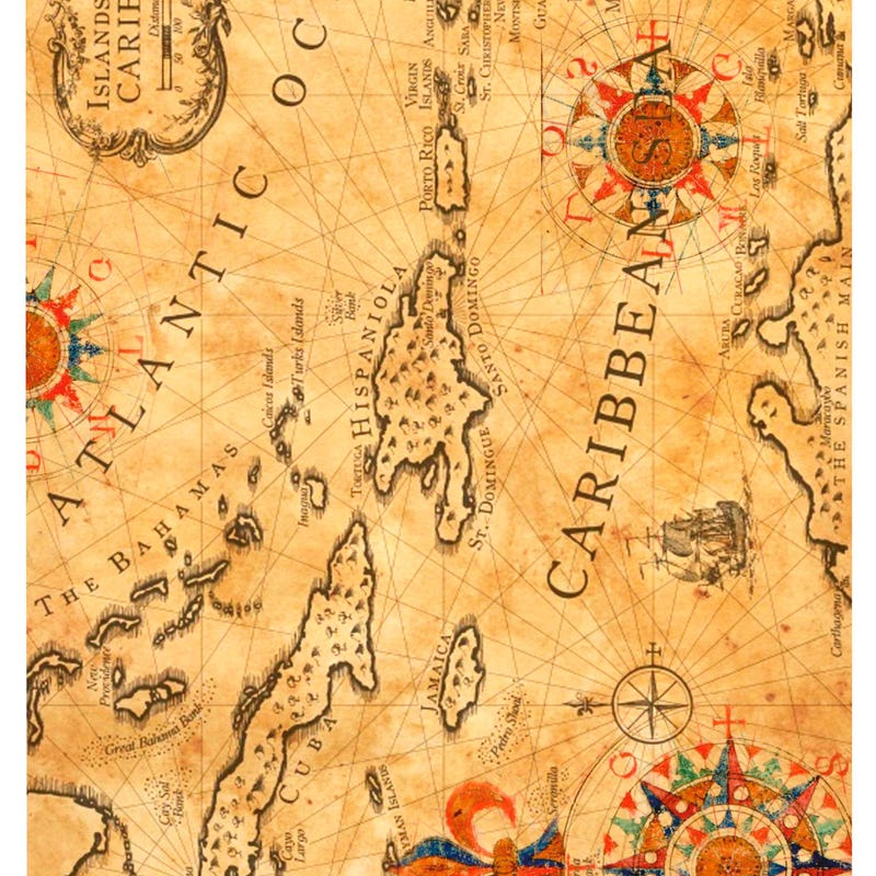 Decoupage World Map - Etsy