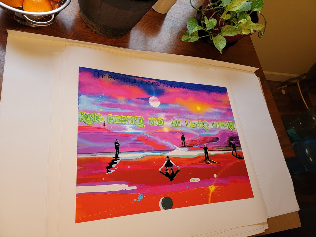 King Gizzard and the Lizard Wizard Art Print: Magenta Mtns, the Gorge ...