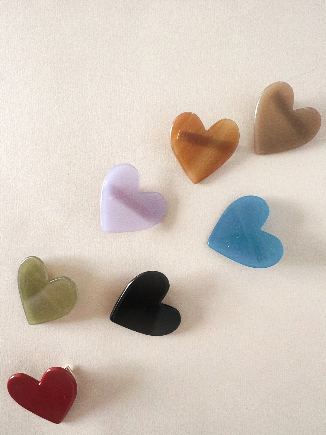 Heart Clip, Single Clip, Clips, Hair Clips, Pigtail Clips, Alligator ...