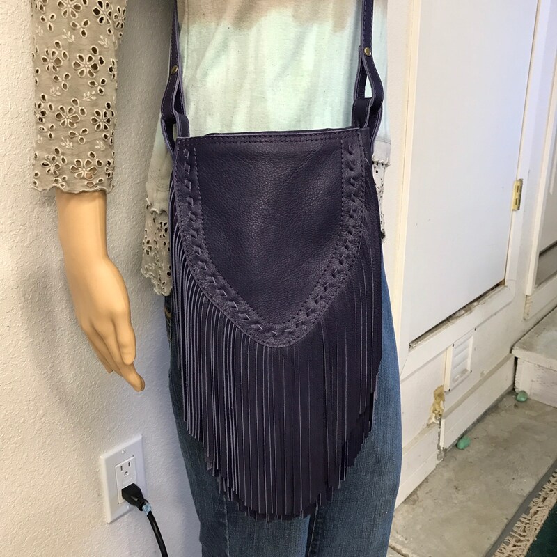 Leather Fringe Purse - Etsy