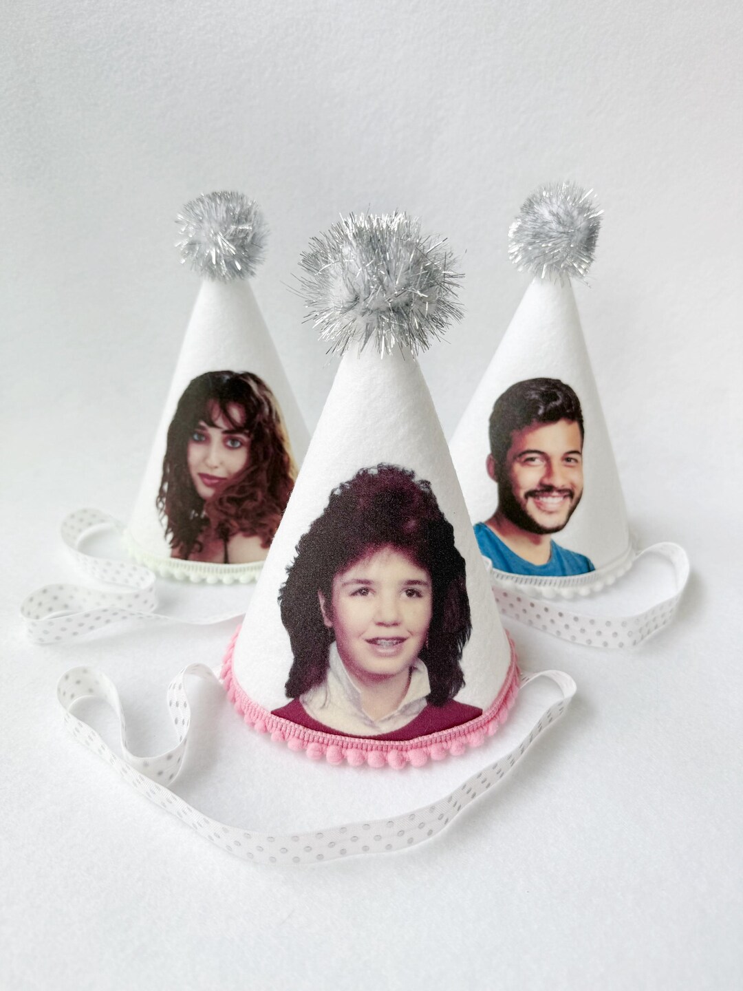 Deluxe Photo Personalized Party Hat / Custom Birthday Party Hat ...