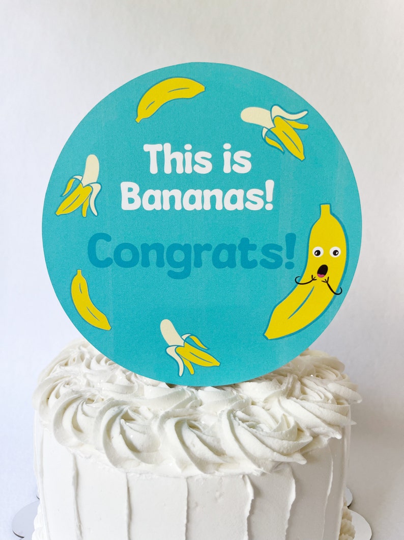 Congrats Digital Cake Topper / Instant Download / Printable - Etsy