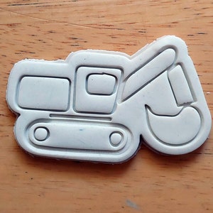 Excavator Cookie Cutter (2-piece) - Etsy
