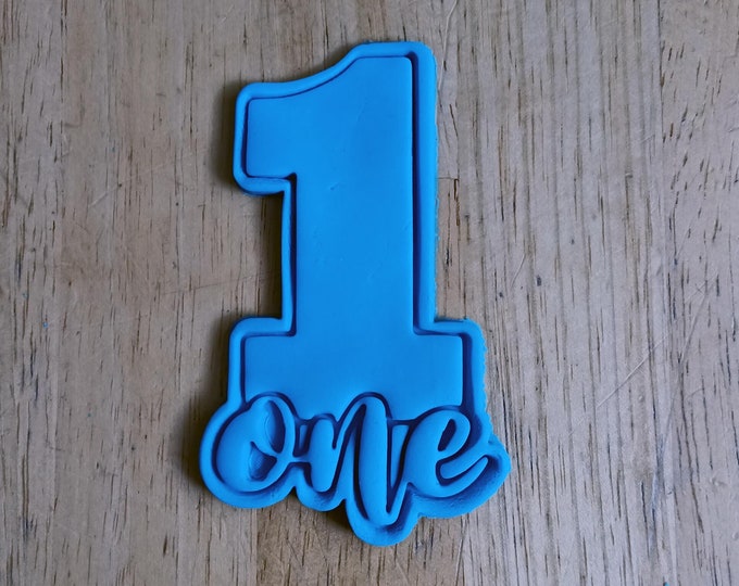 Groovy One Cookie Cutter. First Birthday Cookie Cutter. One Cookie ...