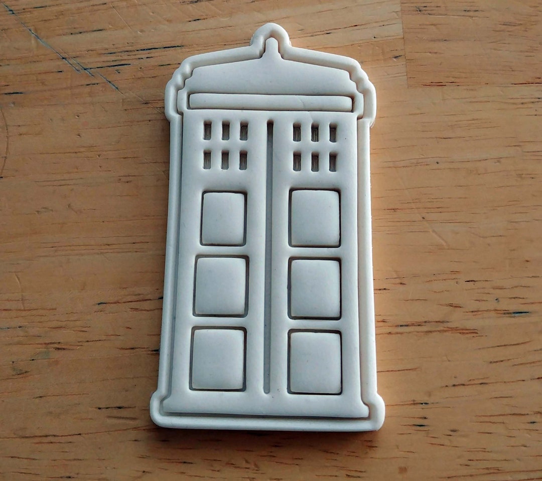 Police Box Cookie Cutter (2-piece) - Etsy