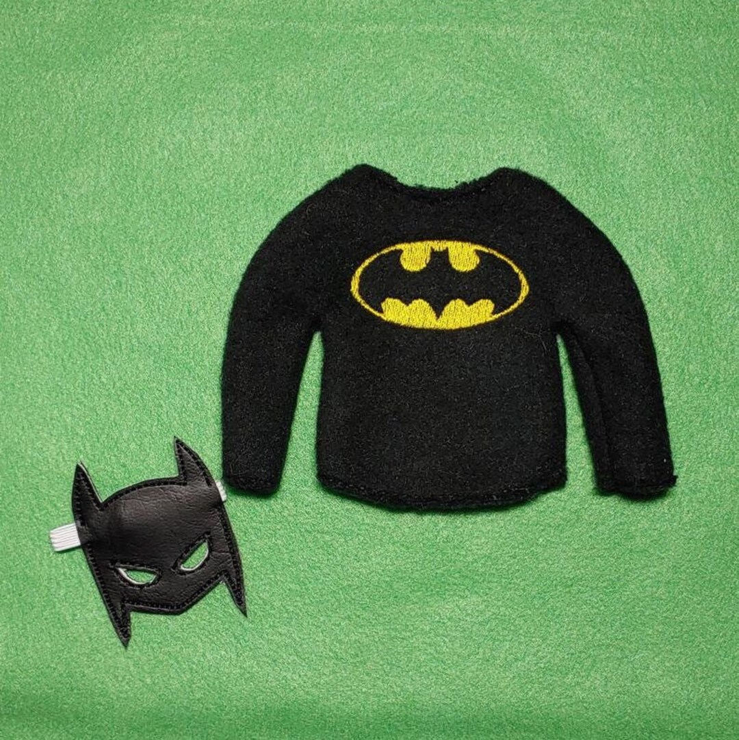 Bat Vigilante Elf Costume, Embroidered - Etsy