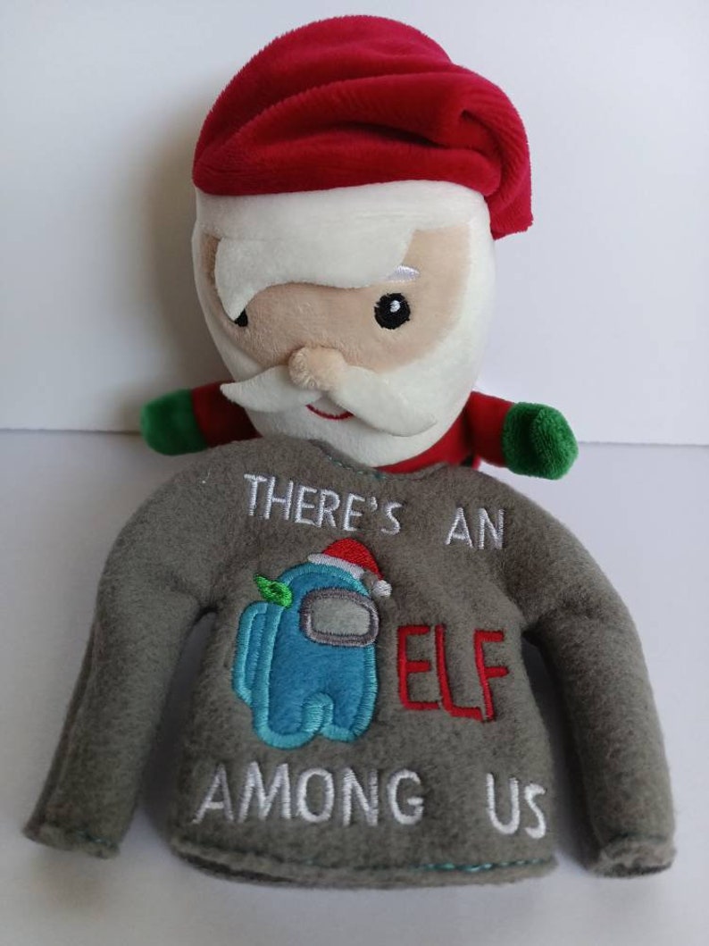 Suspicious Crewmate Astronaut Embroidered Elf Sweaters - Etsy