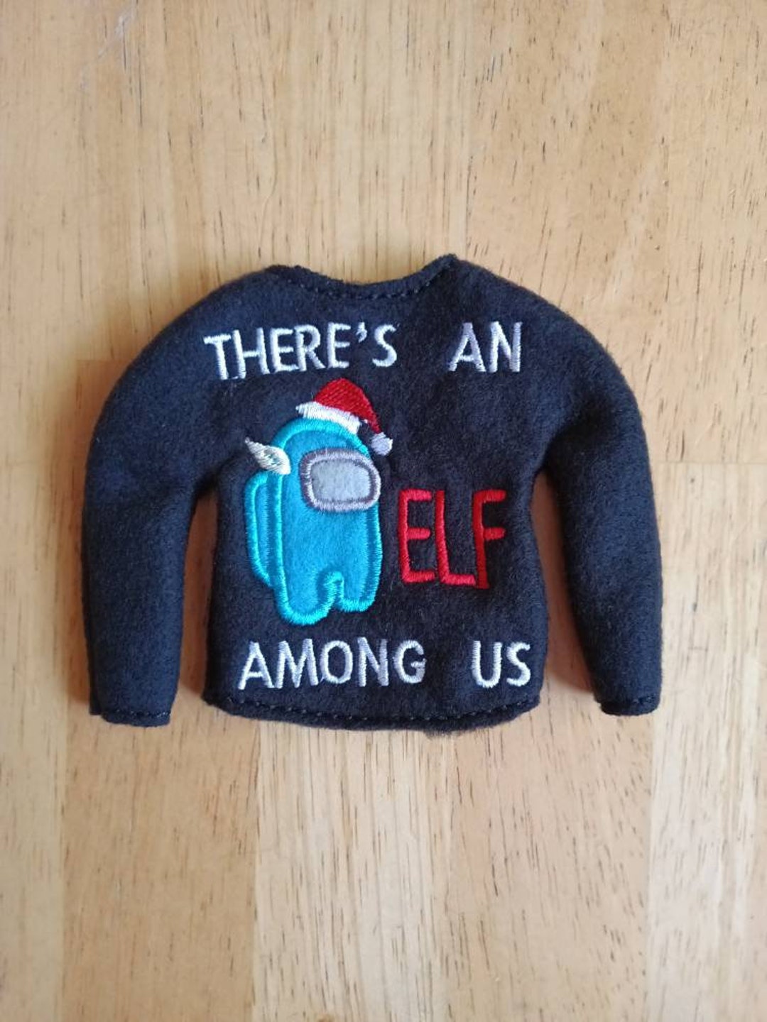Suspicious Crewmate Astronaut Embroidered Elf Sweaters, Clothes - Etsy