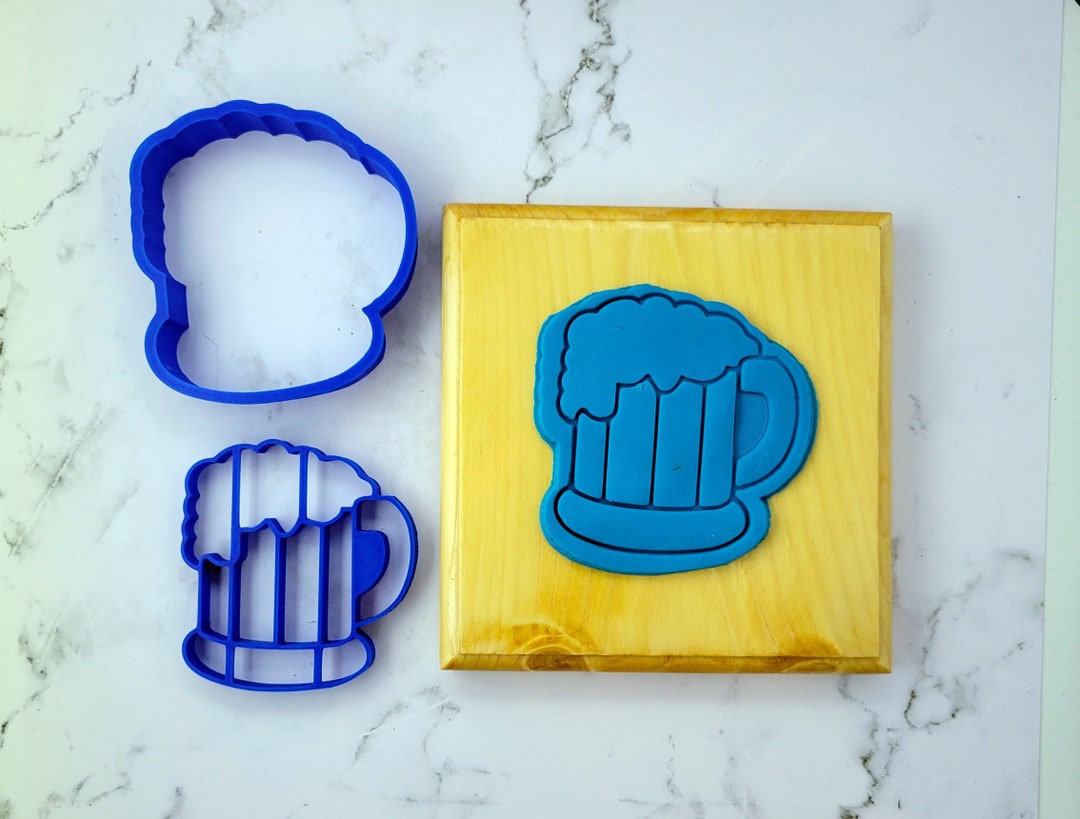 Beer Mug Cookie Cutter; Root Beer Mug Cookie Cutter; Beer Glass Cookie ...