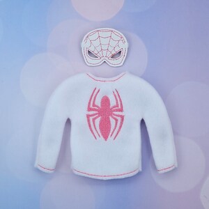Ghost Spidey Girl Elf Costume, Embroidered - Etsy