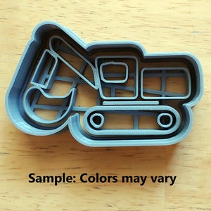 Excavator Cookie Cutter (2-piece) - Etsy