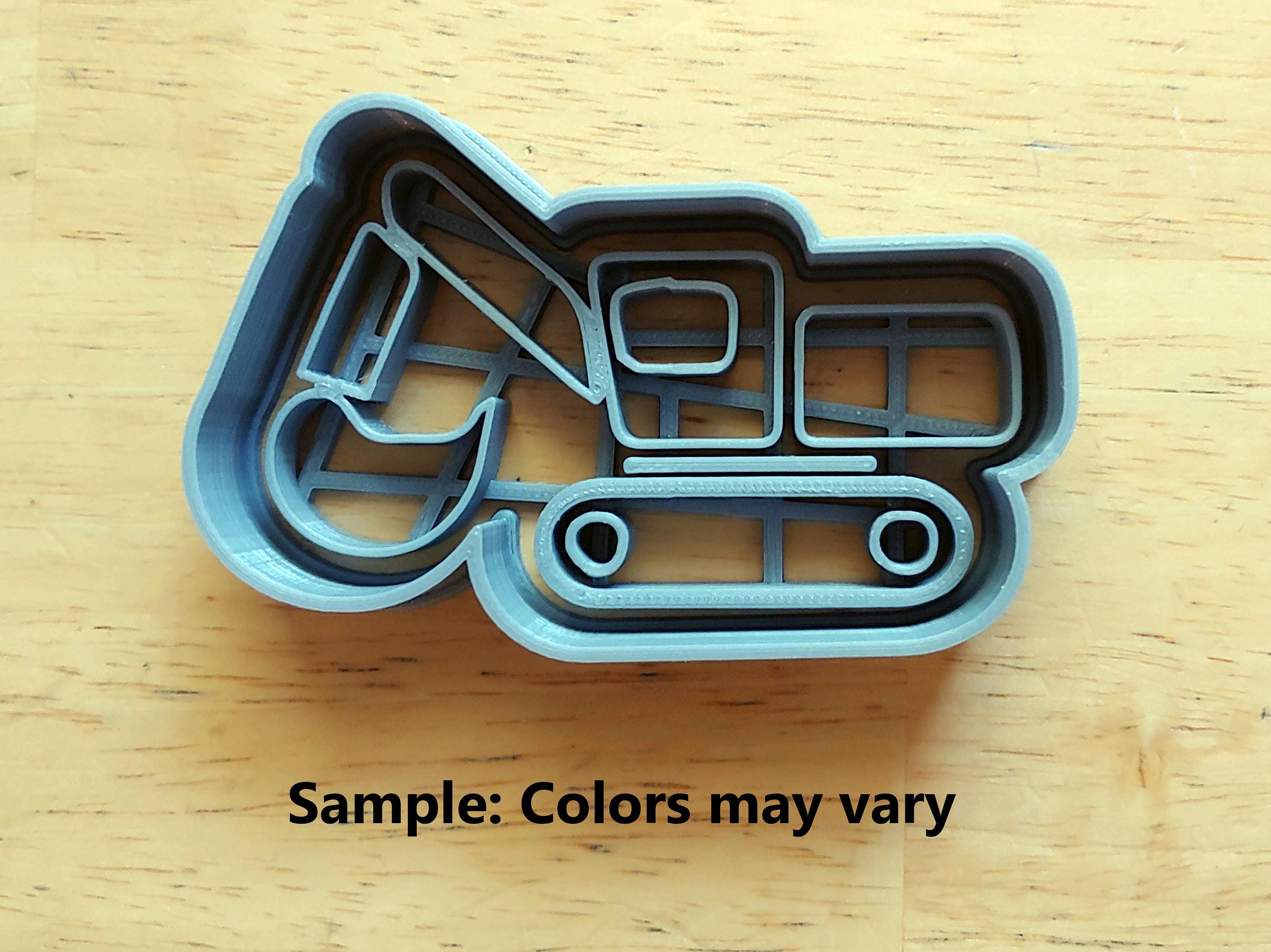 Excavator Cookie Cutter (2-piece) - Etsy
