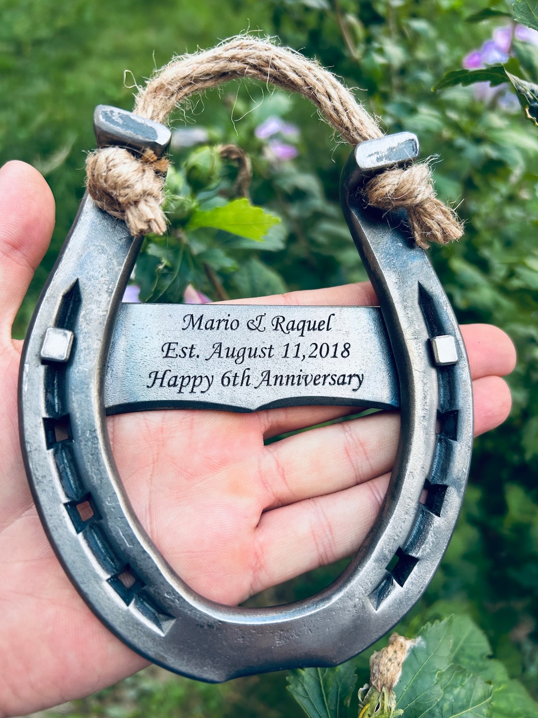 Iron Sharpens Iron - Iron Anniversary Gifts - 6th Wedding Anniversary ...